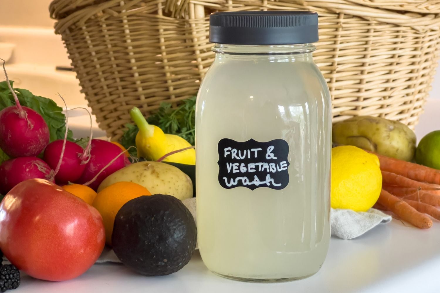 DIY Fruit & Vegetable Wash | Every Purpose Home