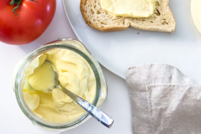 Healthy Mayonnaise Recipe (With Coconut Oil!) | Every Purpose Home