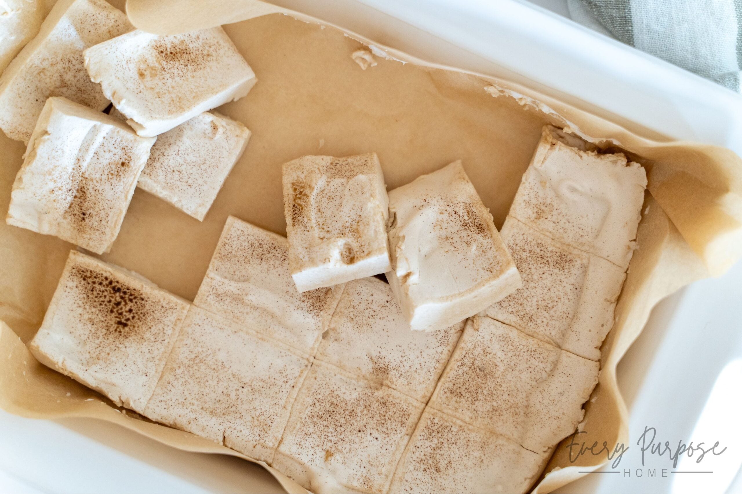 Vanilla Bean Marshmallows From Scratch | Every Purpose Home
